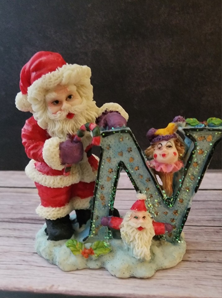 NOEL SANTA CLAUS SET FIGURINES Vintage 1990's Christmas Trippie's | eBay