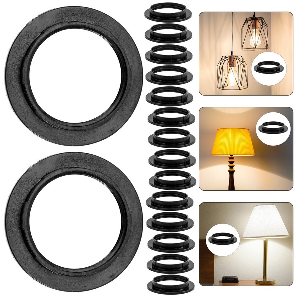 20 Pcs Lamp Shade Ring Collar E27 Light Socket Replacement Parts ...