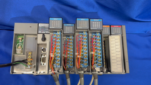 Allen Bradley SLC 500 Rack & Modules 1747-L532 1746-OW16 Etc. - Powers ...