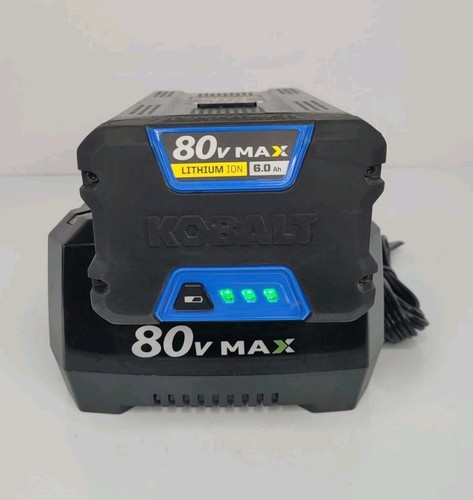 Kobalt 80v Max 6 Ah Lithium Battery KB 680-06 with Charging Dock KRC 30-06 | eBay