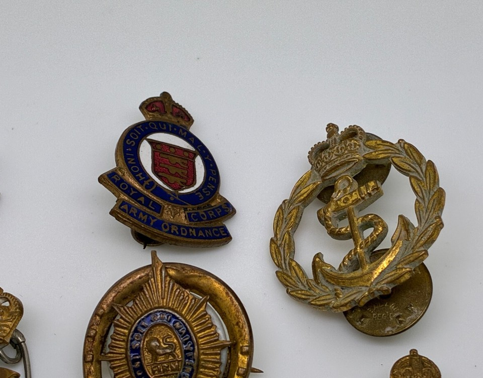 Lot of 6 WWI/WWII Enamel Sweetheart Badges Brooches | eBay UK