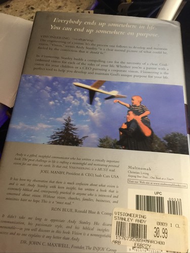 Visioneering by Andy Stanley, Hardcover w/Dust Jacket mint ...