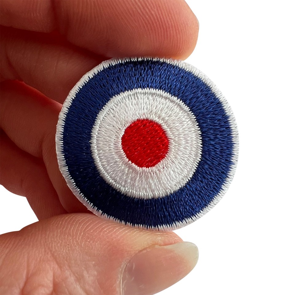 Mini MOD Target Patch Iron On Sew On Small RAF Royal Air Force ...