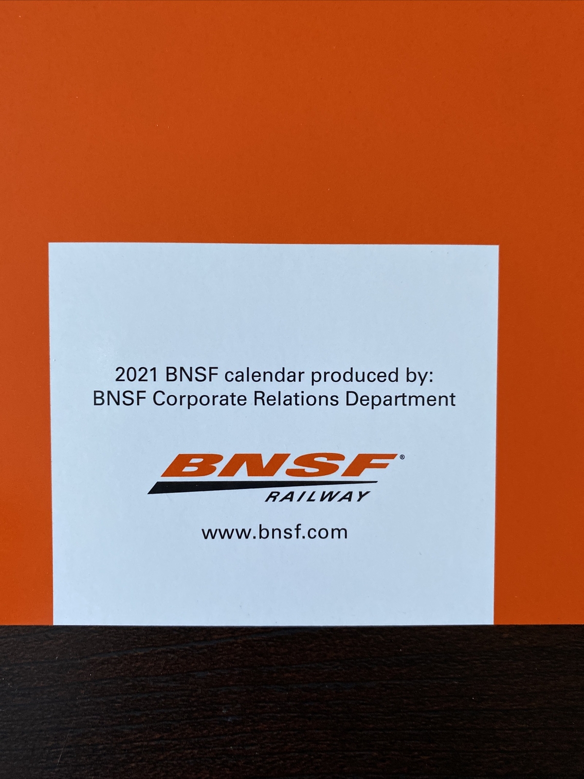 2021 BNSF Railway Calendar Burlington Northern Santa Fe NOT 2023 ...