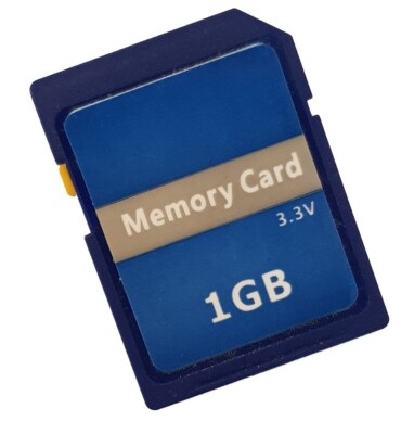 1GB SD CARD MEMORY CARD FULL SIZE NAND SECURE DIGITAL SAT NAV CAMERA ...
