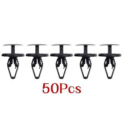 50 Pcs Fender Liner Clip Cowl Vent Retainer Push in Fastener Pin for ...