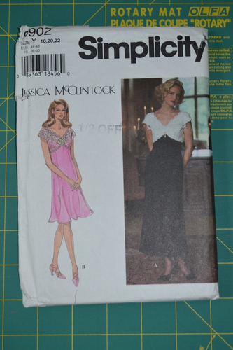 Simplicity 9902 sewing pattern, womens dress, size 18-22 | eBay