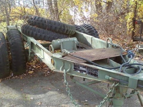 M200A1 Military Chassis Trailer Single Axle 4 Wheel | eBay