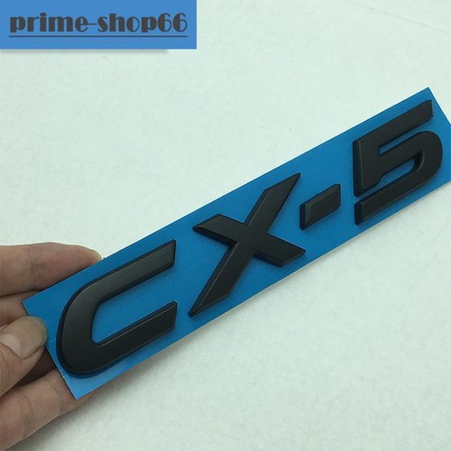 Matte Black For 2013-2016 New CX-5 CX5 Emblem Badge Rear Trunk Decklid ...