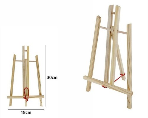 X Support Artistique Pliable En Bois Pour Toile Peinture 18x30cm Dfh | eBay