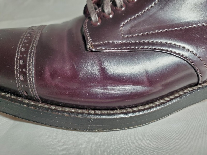 Alden 39628H Color 8 Shell Cordovan Perforated Cap Toe Boot | Alden ...