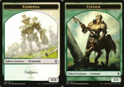 Elemental Centaur Token Selesnya Guild Kit Light Play MTG Magic DNA ...