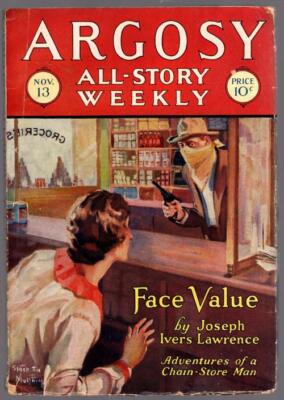 Argosy Nov 13, 1926 Armed Robbery Cover | eBay