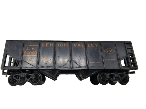 READ Marx HO Scale Lehigh Valley L.V. 25000 2-Bay Hopper Freight Car | eBay