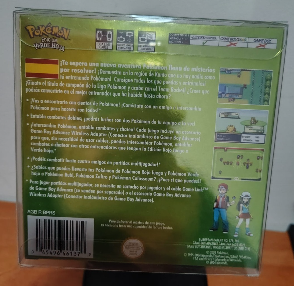 Pokémon Leaf Green (Nintendo, 2004) GBA Tested EUR. Nintendo Game Boy ...