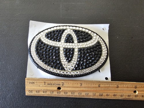 53141-WAA04 20-24 Toyota Supra FRONT "T" Emblem Custom Bling Jeweled ...