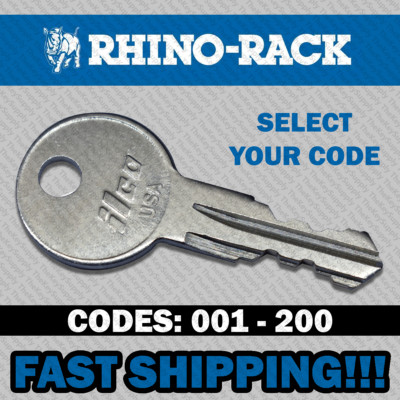 Rhino Rack Replacement Key Cut to Your Code 001 - 200 | eBay