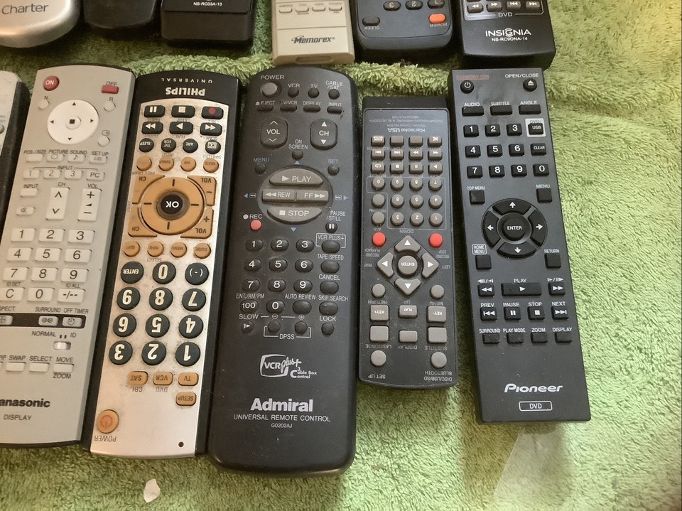 Lot of 18 Mix Audio Video AV TV Cable Box Remote Controls | eBay