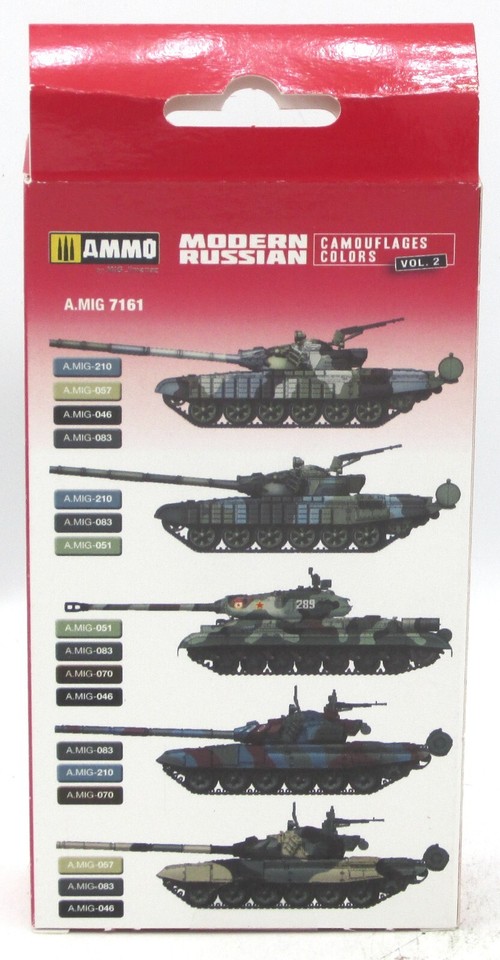 AMMO AMIG-7161 Modern Russian Colors Camouflages Colors Vol. 2 (Paint ...