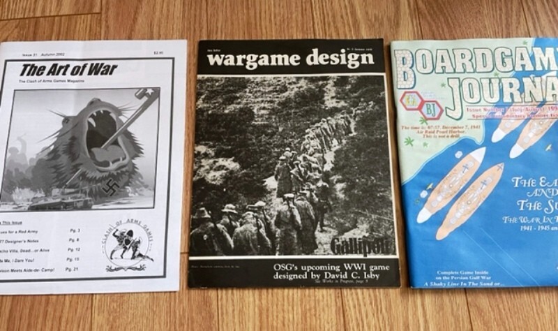lot of 3 wargame magazines; Art of War, Boardgame Journal, Wargame ...