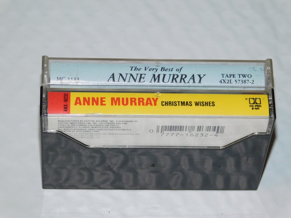 Lot of 2 Anne Murray Cassette Tape The Very Best Of & Christmas Wishes ...