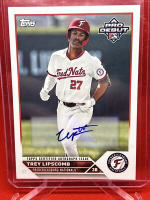 2023 Topps Pro Debut Trey Lipscomb Auto | eBay