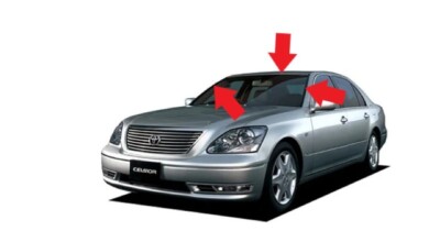 Toyota Lexus Genuine CELSIOR UCF31 LS430 UCF30 03-06 WINDSHIELD ...