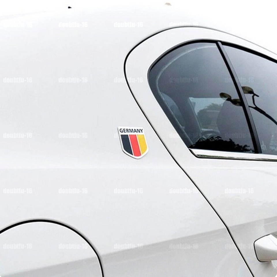 German Germany Flag Logo Car Emblem Metal Badge Decal Sticker Car ...