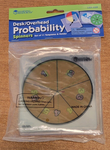 NEW Learning Resources Desk 11 Templates & Holder Overhead Probability ...