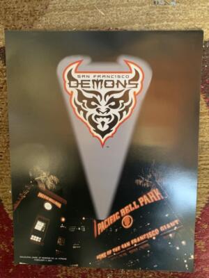 2001 San Francisco Demons XFL Attitude SF Chronicle LA Extreme Game ...