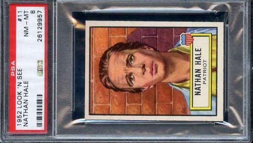 1952 Topps Look 'N See #11 Nathan Hale PSA 8 *DS15938 | eBay