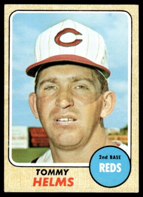 1968 Topps Tommy Helms Cincinnati Reds #405 | eBay