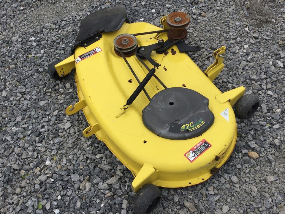 JOHN DEERE 42 MOWER DECK SST16 "EARLY STYLE" | eBay