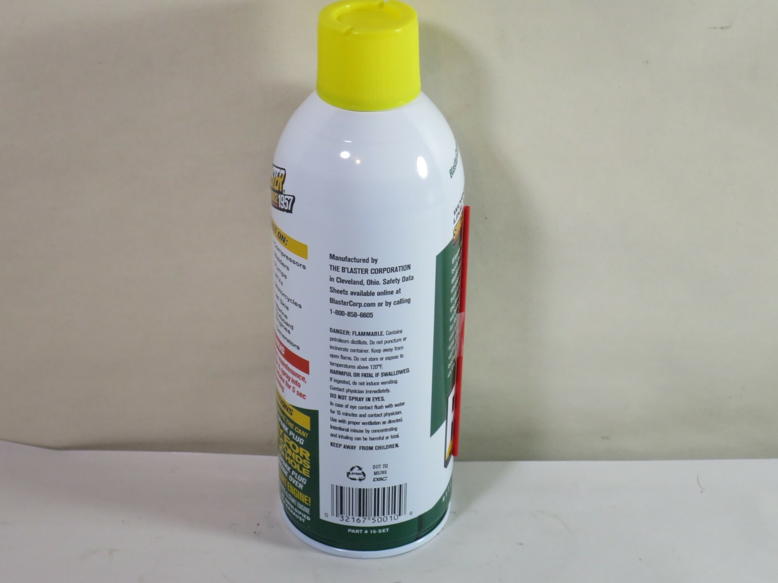 Blaster 16SET Advanced Small Engine Tune Up Starting Fluid Spray 11oz ...