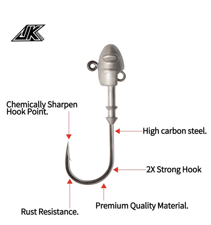 Soft Plastics Jig heads Fishing Hooks Gulp Zman Squidgies - Bream ...