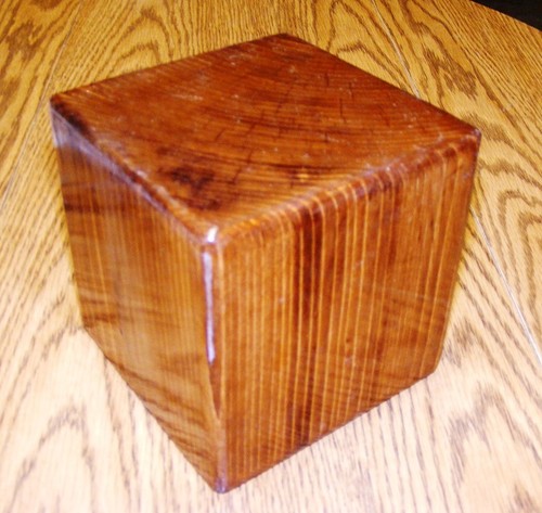 Congreve Cube Mr. Magorium's Big Block Of Wood 5 1/2 " Glossy Finish | eBay