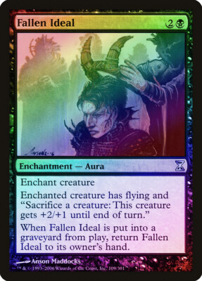 Fallen Ideal FOIL Time Spiral NM Black Uncommon MAGIC GATHERING CARD ...