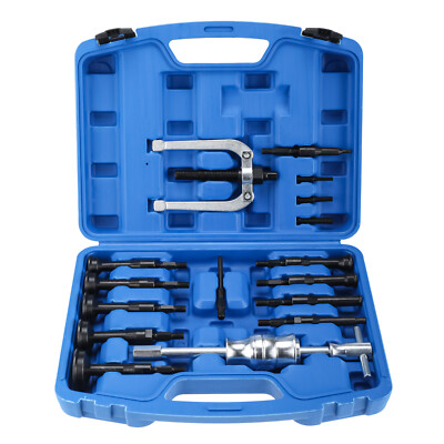 16PC Bush Bearing Puller Blind Hole Pilot Internal Extractor Removal ...