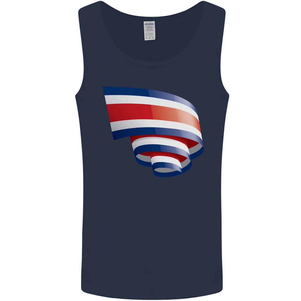 Curled Costa Rica Flag Rican Day Football Mens Vest Tank Top | eBay ...