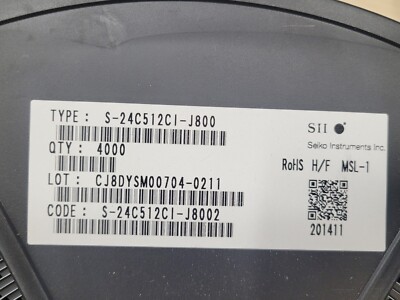 (1 PC) S-24C512CI-J800 SEIKO 2-Wire Serial EEPROM | eBay