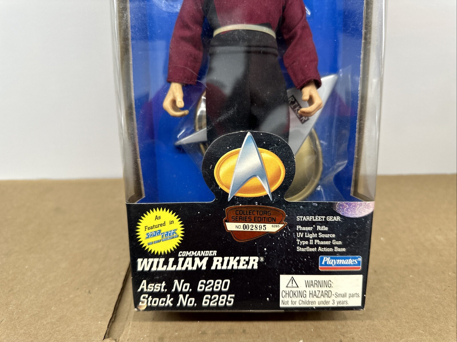 Star Trek Collectors Series William Riker 9 Inch Figure for sale online ...