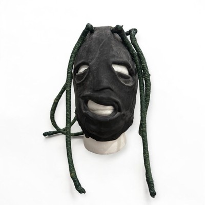 Slipknot Corey Taylor Mask Charcoal Gray Green Dreadlocks Stone Sour ...