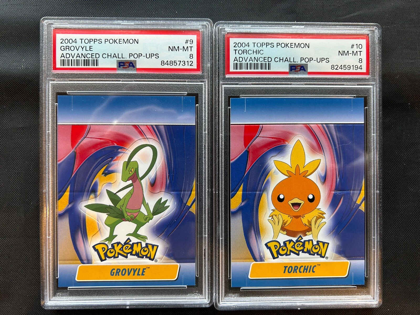 2004 Topps Pokemon Advanced Challenge Pop Up Complete Set - PSA 8 - 10 ...
