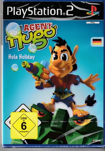 AGENT HUGO HULA HOLIDAY PS2 PLAYSTATION 2 SPIEL NEU & OVP JUMP & RUN ...