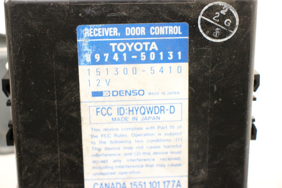 New OEM Keyless Remote Entry Receiver Module 1995-1998 LS400 89741 ...