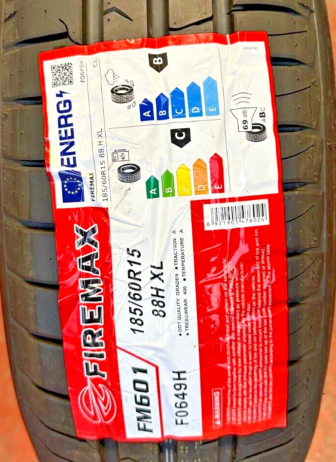 X2 185 60 15 88H XL FIREMAX FM601 HIGH MILEAGE BRAND NEW Tyres 185 ...