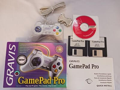 Gravis GamePad Pro PC Controller 1996 Windows 95 42021 New Open Box ...