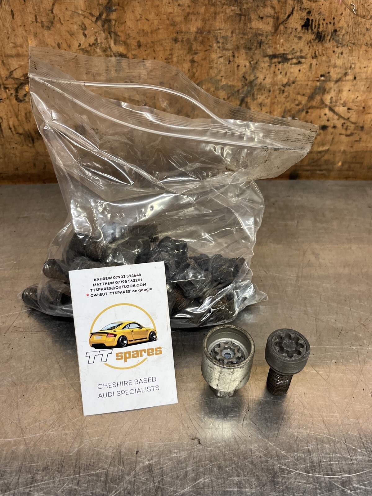 AUDI TT MK1 1998-2006 8N 1.8T FULL SET OF GENUINE WHEEL NUTS BOLTS ...
