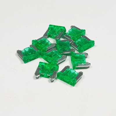 5 x 30 Amp Green Micro Blade Fuse 30A Amps A Car Fuses Mini Low Profile ...