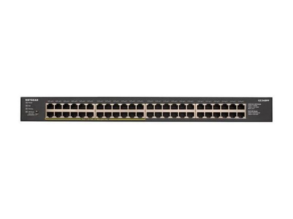 NETGEAR GS348PP 48 Port Rack Mountable Ethernet Switch - GS348PP-100NAS ...